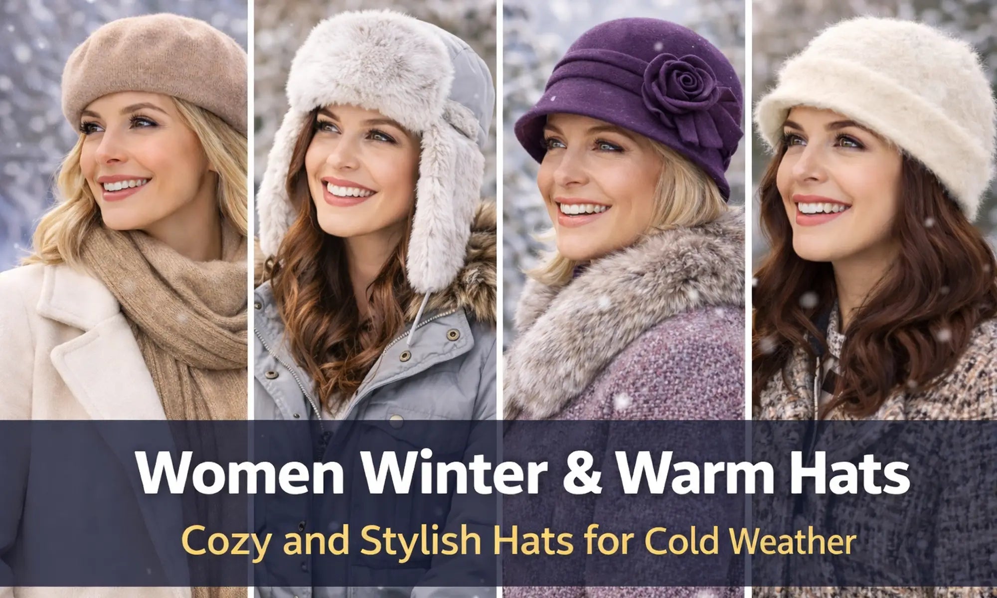 Winter & Warm Hats for Women | Stay Cozy & Stylish | FORBUSITE ...